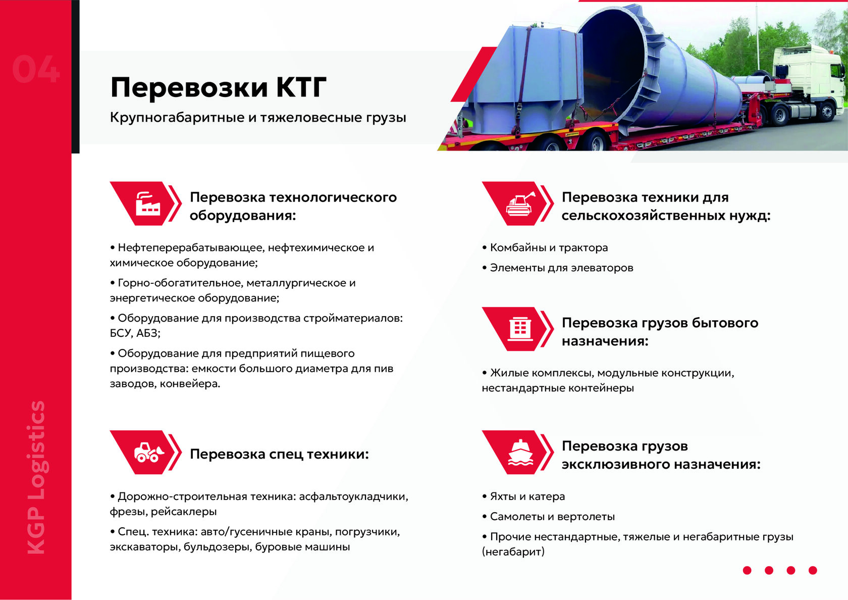 KGP logistics. Презентация компании
