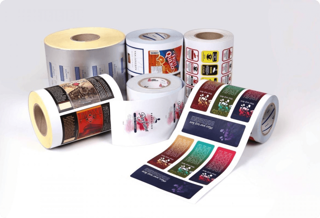 Sticker and Label Printing in Dubai | Textured Labels, Roll Labels and ...