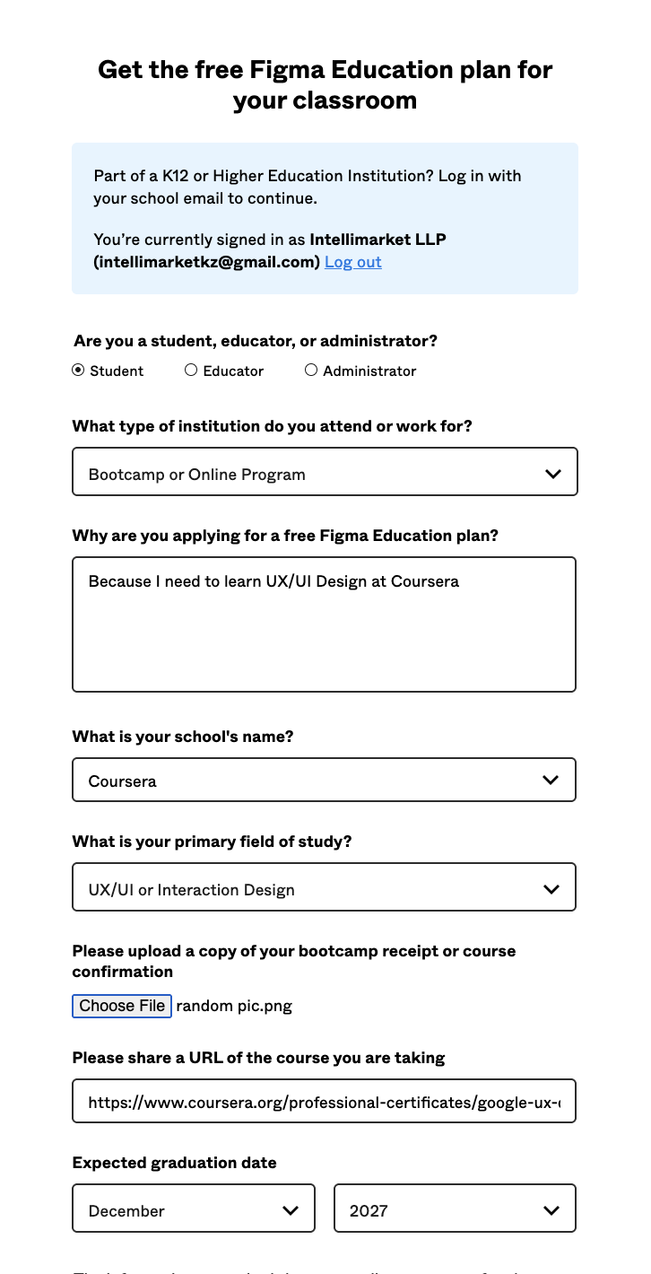 Инструкция - Figma Educational Plan: Как получить бесплатный доступ от Product Masters