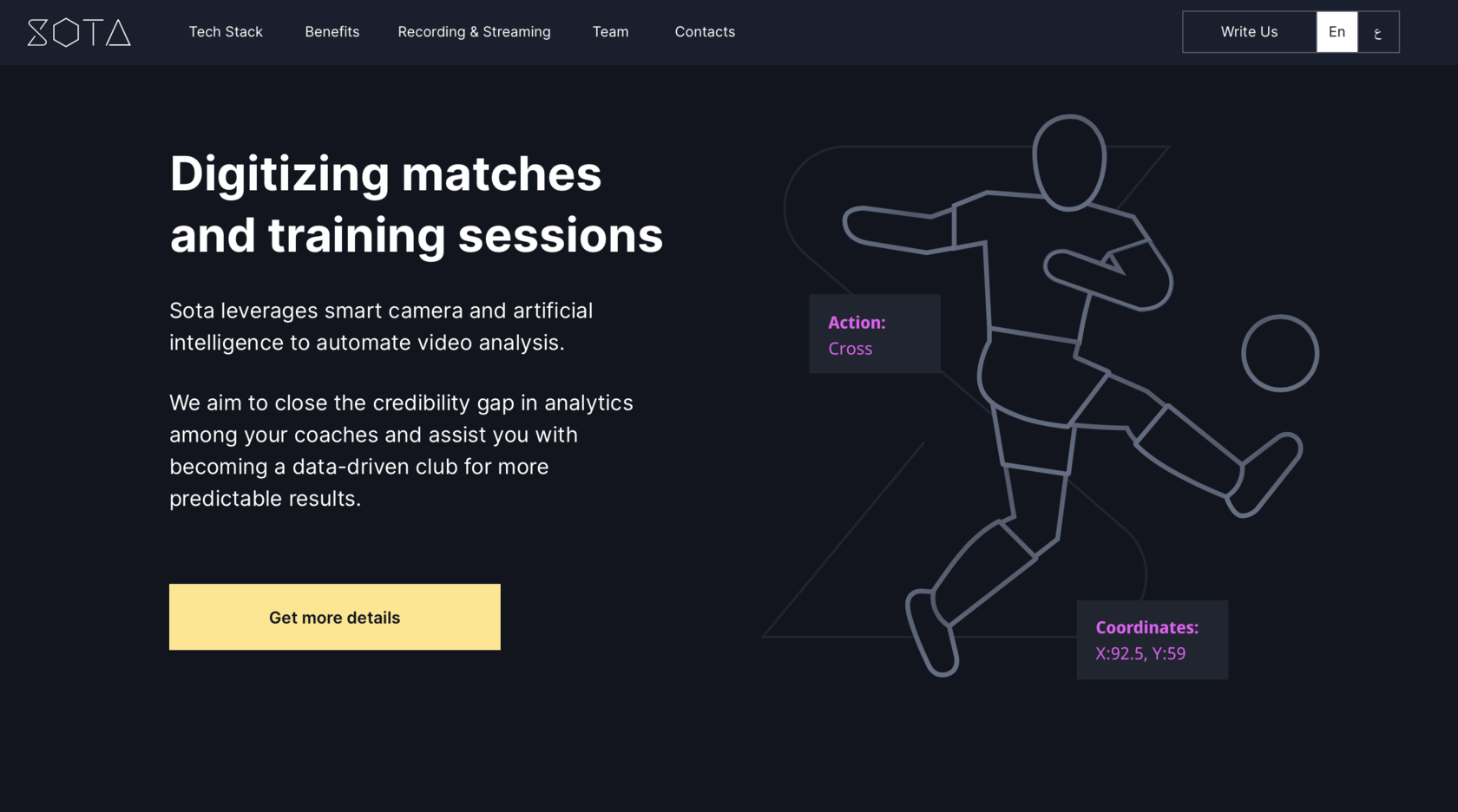 AI-driven video analysis of sports matches and training sessions