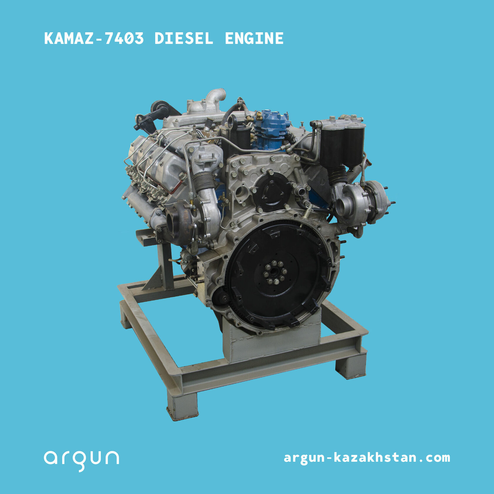 KAMAZ-7403 diesel engine | Worldwide shipping - ARGUN