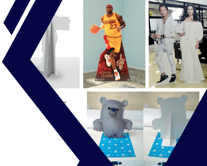 Cutout Standee Printing Dubai | Custom Forex Stand Cutout Print