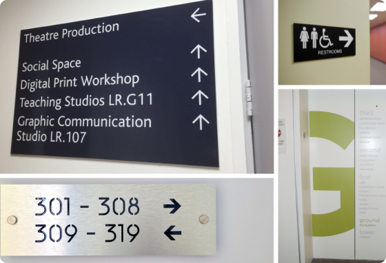 Wayfinding Signage Dubai | Custom Directional Signage Manufacturing