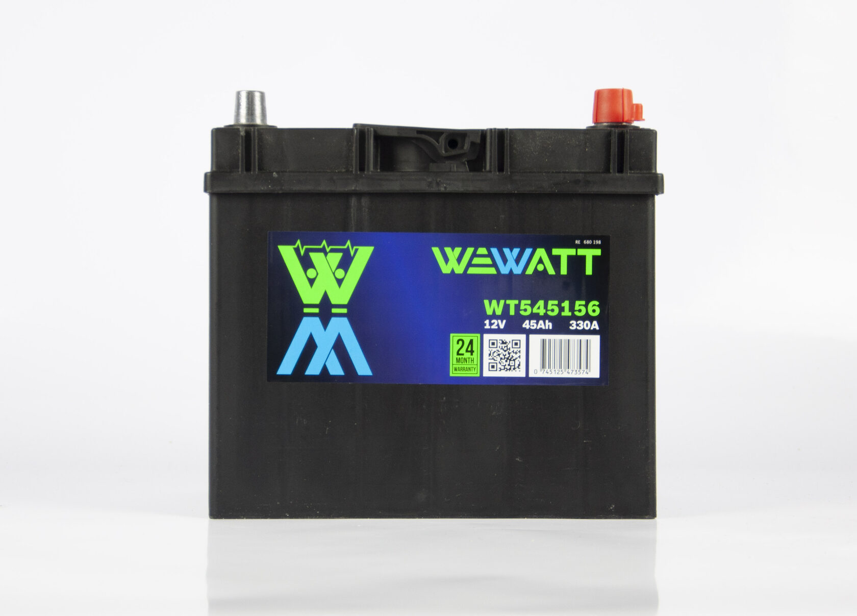 Аккумулятор WEWATT 45Ач 330А EN "-" "+" WT545156 купить с доставкой Алматы