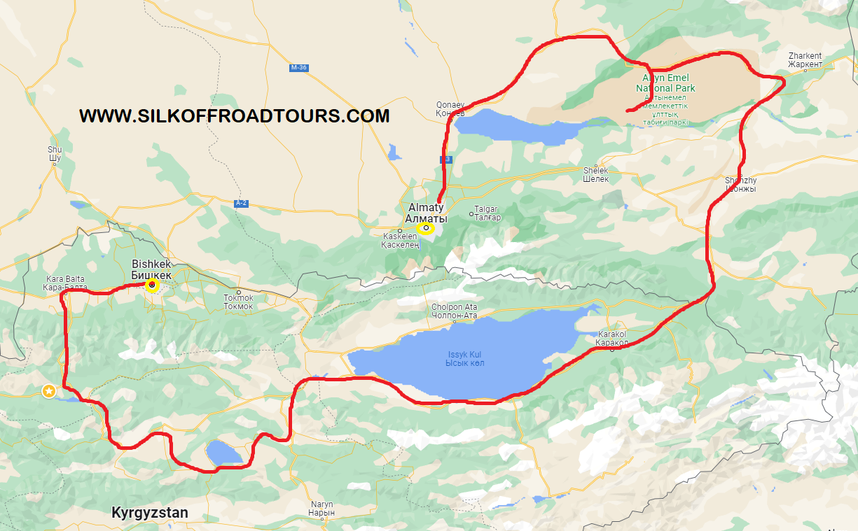 From deserts to glaciers! Motorcycle tour in Kazakhstan - Kyrgyzstan