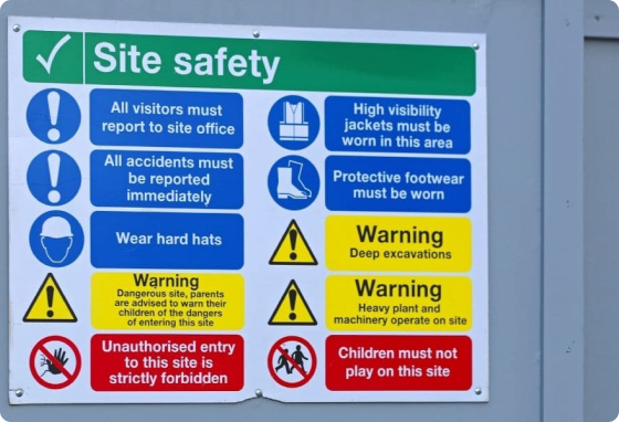 Safety Signs in Dubai | Custom Safety Signs Print | Safety Tags