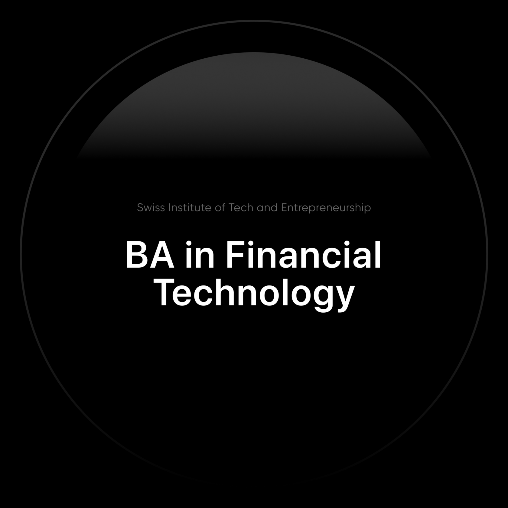 BA in Financial Technology - SITE
