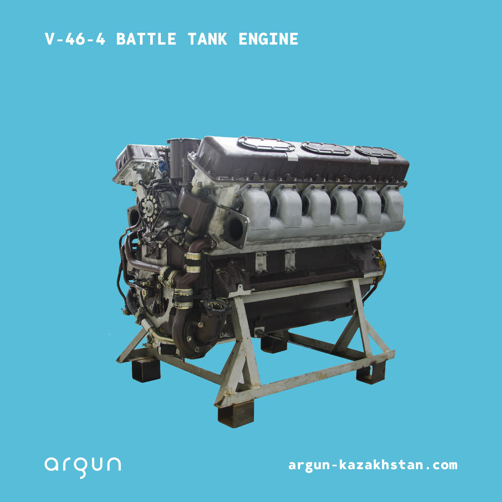 V-46-4 battle tank engine - ARGUN