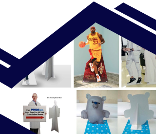 Cutout Standee Printing Dubai | Custom Forex Stand Cutout Print