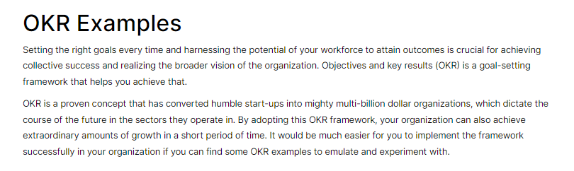OKR: Руководство, примеры и сравнение с KPI