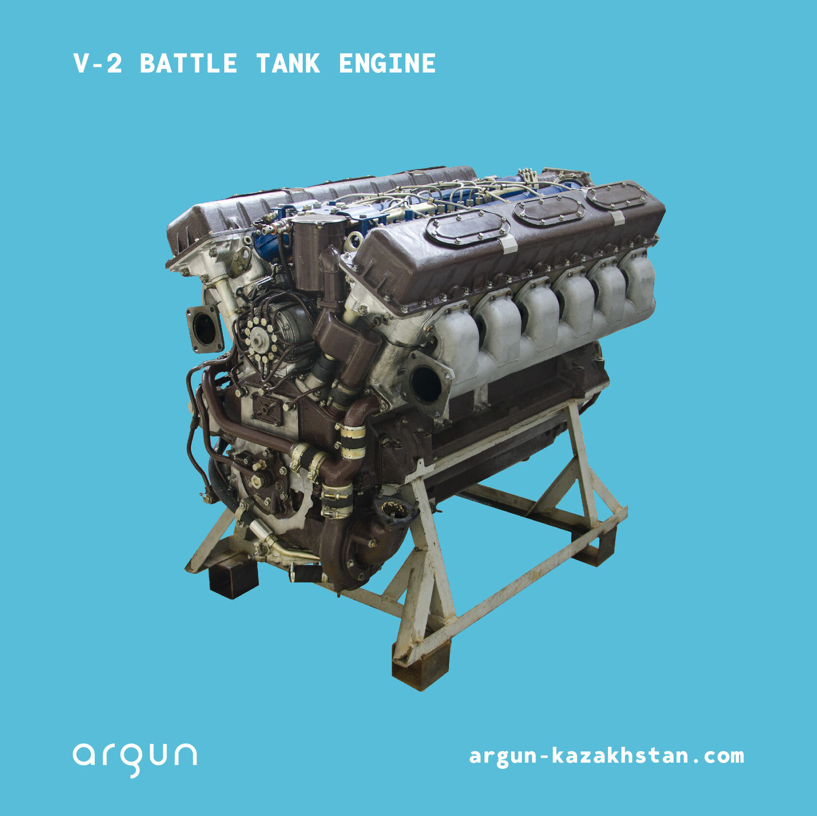 V-2 battle tank engine | License | Shipping - ARGUN