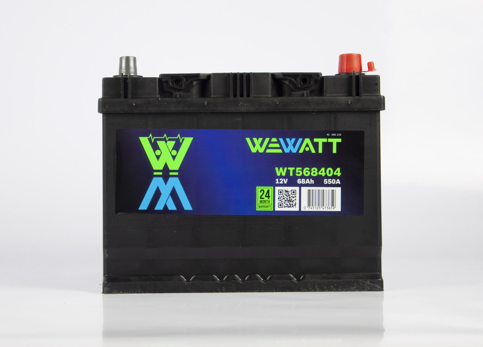 Аккумулятор WEWATT 60Ач 540А EN "-" "+" WT560412 купить с доставкой Алматы
