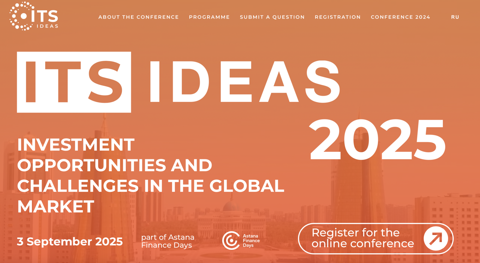 ITS IDEAS 2025 | Investment Opportunities and Challenges in the Global ...