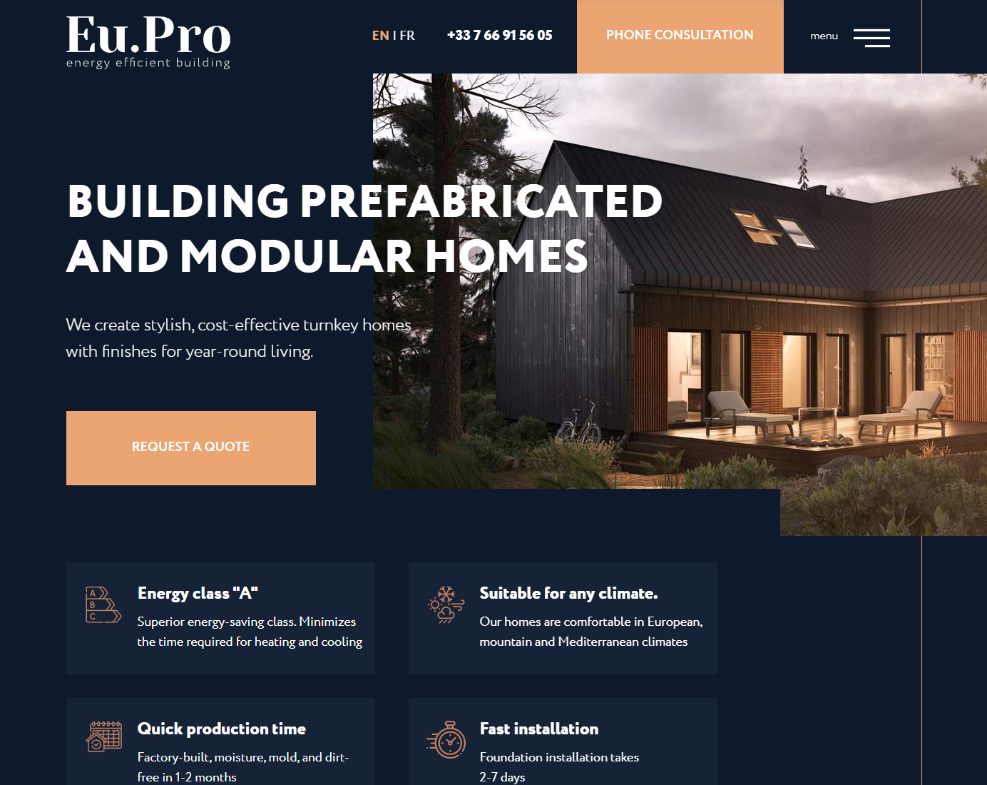 Building prefabricated and modular homes.