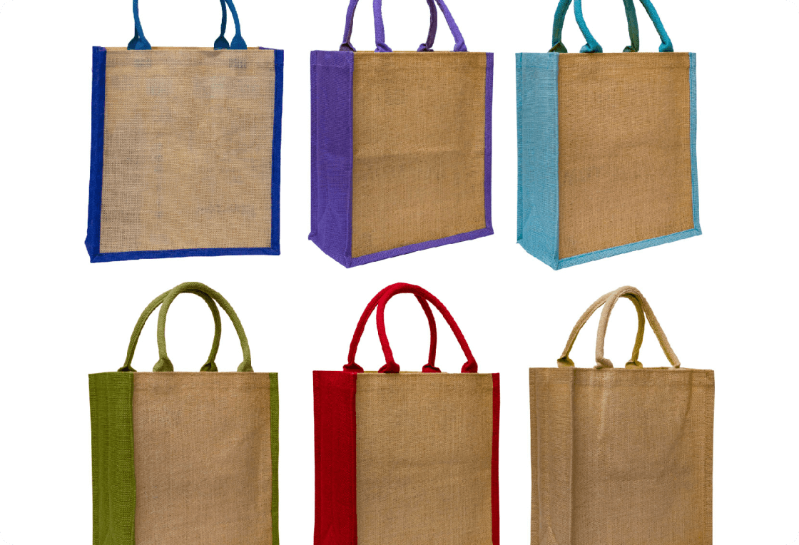 Personalized Jute Bags in Dubai| Custom Jute Bag with Cotton Pocket