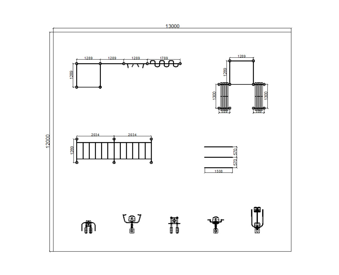 Воркаут площадки под ключ для юридических лиц