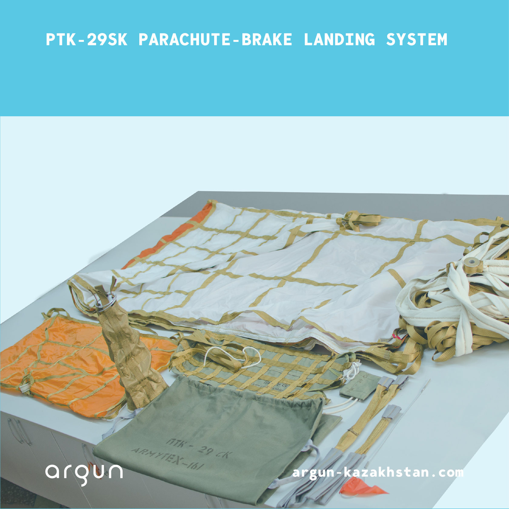 Parachute-brake landing system PTK-29SK - ARGUN