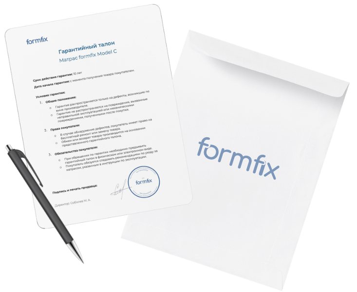 Матрас formfix Model A