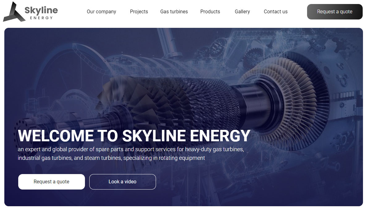About company - Skyline Energy is a global supplier of aftermarket spare parts for gas and steam ...