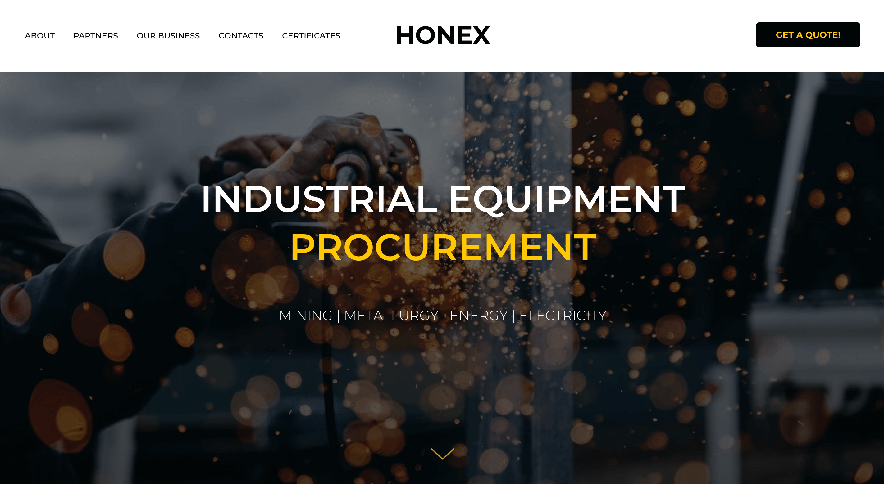 Industrial equipment procurement