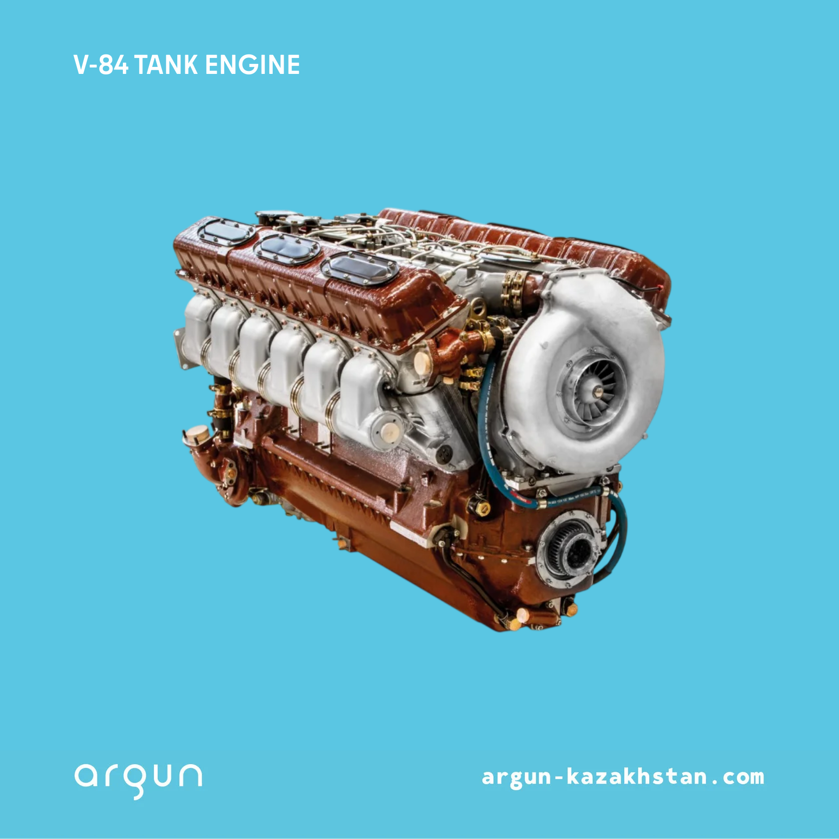 Tank engine V-84 - ARGUN
