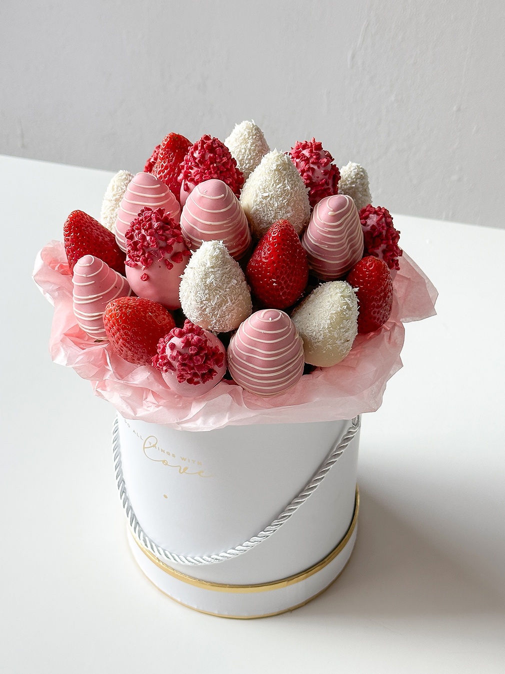 Strawberry box "Grace"